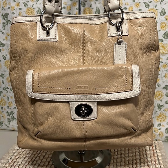 Coach | Bags | Coach Handbag In Cream Color | Poshmark